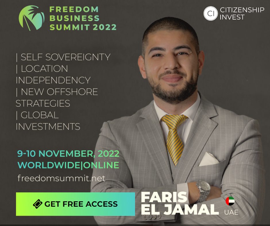 Citizenship Invest in the Freedom Business Summit 2022 - See you there ...